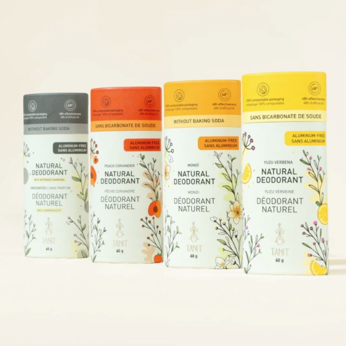Natural solid deodorant
